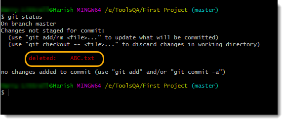 What Is Git Status Command In Git 
