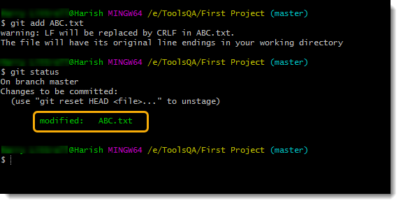 What Is Git Status Command In Git 